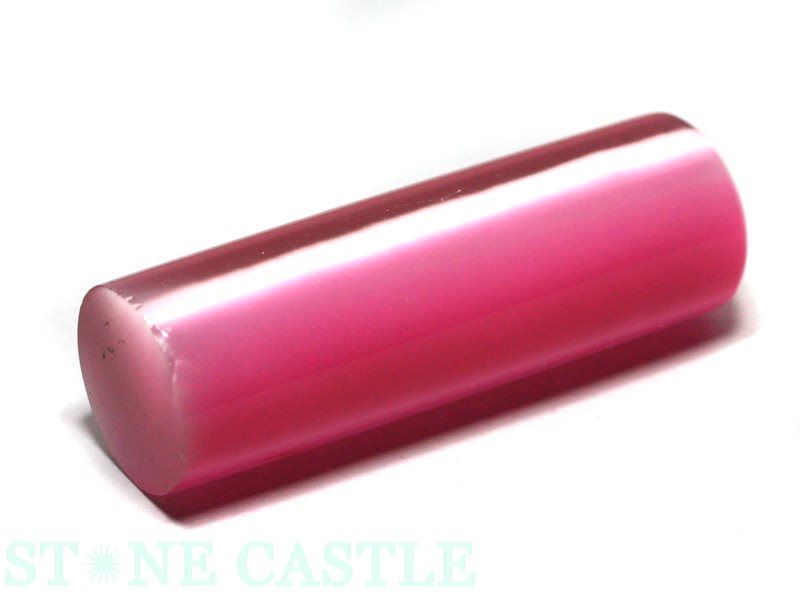 【開運＆風水アイテム】人工キャッツアイ 印鑑 ピンク (約18×60mm) ★特価★ 天然石卸のストーンキャッスル 問屋・仕入れ・卸・卸売の ...