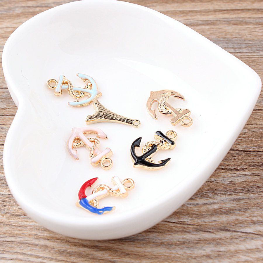 イカリ ロープ アクセサリーパーツ 人気 マリン カン付き タワー いかりチャーム メタルパーツ 海 エナメル 株式会社 シャローム | 卸売 ...