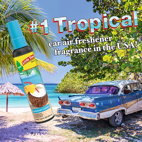 リトルツリー スプレー カリビアンコラーダ エアフレッシュナー LittleTrees L．Cエンタープライズ 問屋・仕入れ・卸・卸売の専門【仕入れならNETSEA】