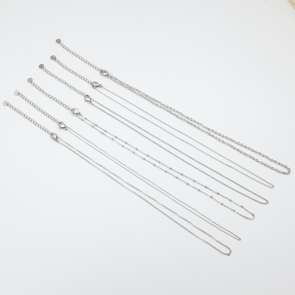 サージカルステンレスSUS316レスネックレス（完成品）/金属アレルギー対応/日本で成分検査済み/基礎金具 | 卸売・ 問屋・仕入れの専門サイト【NETSEA】