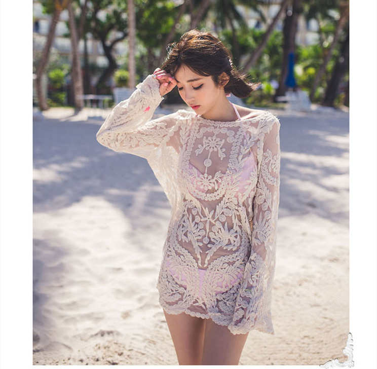 韓国人気 レディース水着カバー トップ レース長袖 夏 バカンス ビキニ ビーチ 株式会社 C2Jジャパン | 卸売・ 問屋・仕入れの専門サイト【NETSEA】