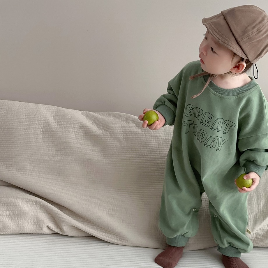 2024秋新作 韓国風子供服 ベビー服 キッズ 長袖 ロンパース つなぎ 2色 LENA | 卸売・ 問屋・仕入れの専門サイト【NETSEA】