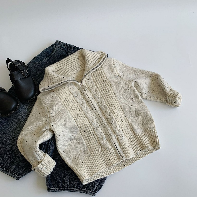 2024秋冬新作 韓国風子供服 キッズ服 トップス ニットカーディガン セーター LENA | 卸売・ 問屋・仕入れの専門サイト【NETSEA】