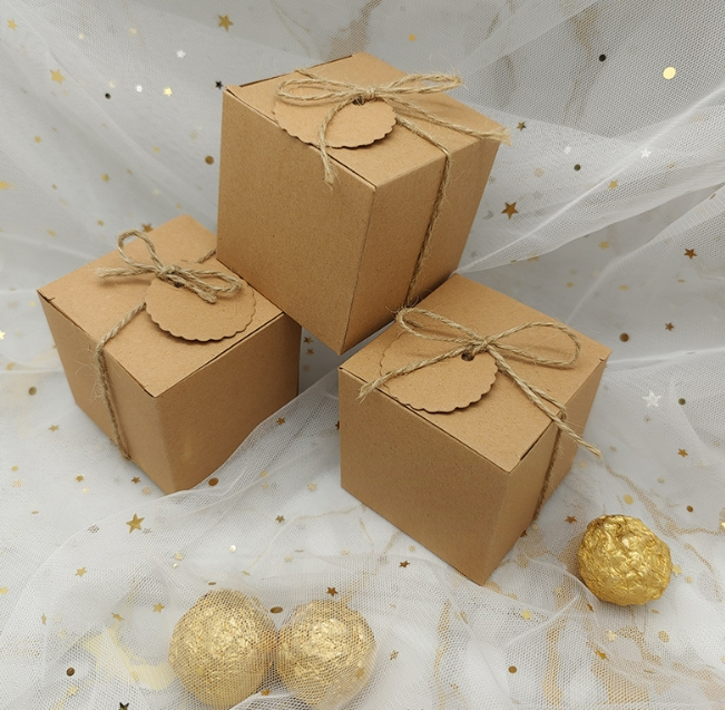 クラフト紙 ギフトボックス 梱包資材 ケース ボックス 箱 包装 ラッピング箱 キャンディ包装 7cm | 卸売・ 問屋・仕入れの専門サイト【NETSEA】