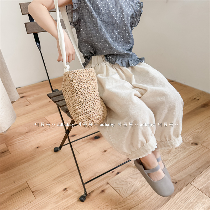 2023 パンツ ハーレムパンツ 子供服 女の子 ボトムス シンプル 夏 韓国風 シンプル TGB株式会社 問屋・仕入れ・卸・卸売の専門【仕入れならNETSEA】