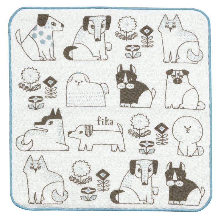 【新登場！日本製！プチギフトにもおすすめ『FIKA』シリーズです！】FIKAタオルハンカチ BL | 卸売・ 問屋・仕入れの専門サイト【NETSEA】