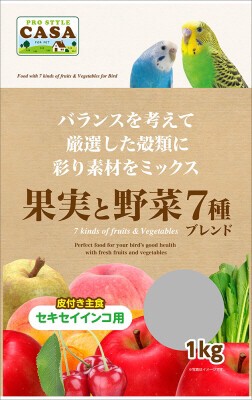 [マルカン] 果実と野菜7種ブレンド セキセイインコ用 1kg ジャペル 株式会社 問屋・仕入れ・卸・卸売の専門【仕入れならNETSEA】