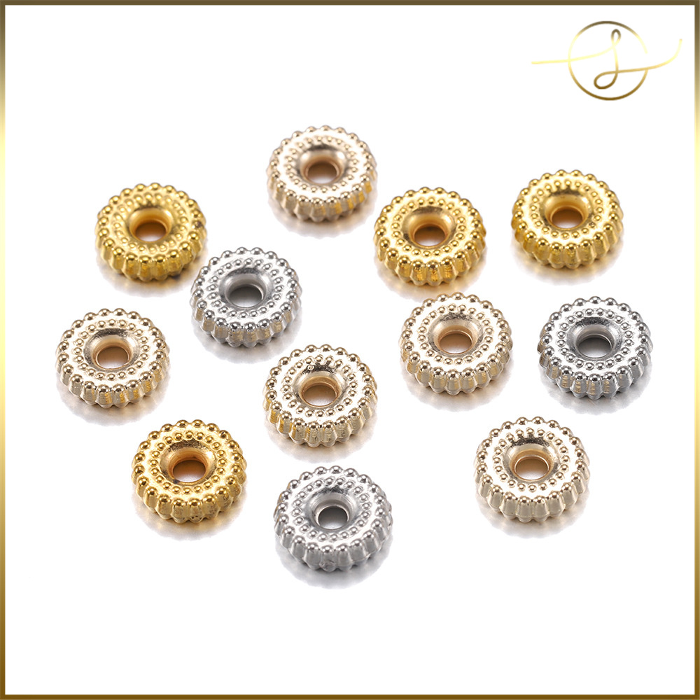 歯車スペーサー【8mm】平メタルビーズ タイヤ風 チャーム ロンデル DIYパーツ 手芸 基礎金具 | 卸売・ 問屋・仕入れの専門サイト【NETSEA】