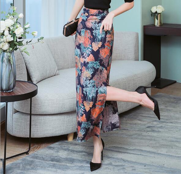 膝丈スカート OL オフィススカート プリントスカート通勤 ペンシルスカートサンドレス CONFOR 問屋・仕入れ・卸・卸売の専門【仕入れならNETSEA】