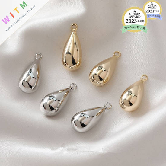 14Kコーティング しずく ペンダント diy イヤリング 手作り ネックレス | 卸売・ 問屋・仕入れの専門サイト【NETSEA】