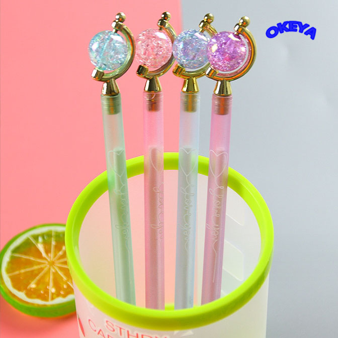 ボールペン ペン 可愛い 文房具 学生用品 ブラックインク 事務用品 0.5mm 4色展開 個人事業主 OKEYA 問屋・仕入れ・卸・卸売の専門【仕入れならNETSEA】