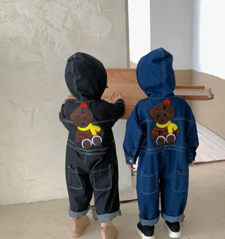 2024春秋新品 子供服 オーバーオール デニム連体服 長袖 ★80-130cm★2色 株式会社 湫 問屋・仕入れ・卸・卸売の専門【仕入れならNETSEA】