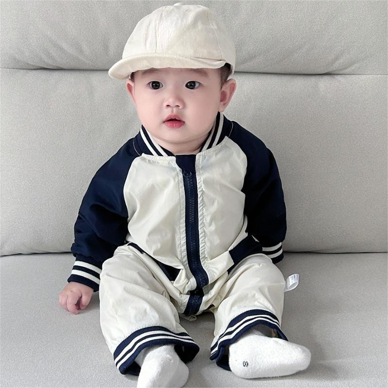 2024年新 韓国風子供服 ベビー服 男の子 連体服 長袖 2色66-100cm 個人事業主 Light of the sea 問屋・仕入れ・卸・卸売の専門【仕入れならNETSEA】