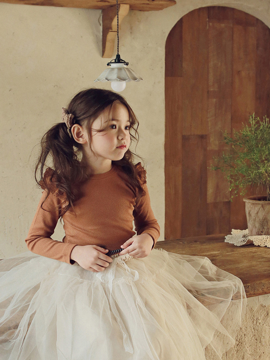 2024新作 韓国子供服 ベビー服 女の子 長袖 トップス 4色 90-150cm 個人事業主 Light of the sea 問屋・仕入れ・卸・卸売の専門【仕入れならNETSEA】