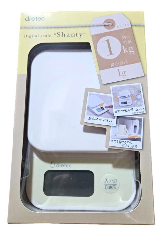 デジタルスケール「シャンティ」1kg ホワイト KS-615WT 合同会社 ウェルフェア 問屋・仕入れ・卸・卸売の専門【仕入れならNETSEA】