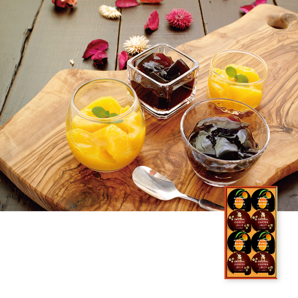 【MT食品】珈琲ゼリー＆マンゴープリンギフト お菓子/デザート/果物/お土産 | 卸売・ 問屋・仕入れの専門サイト【NETSEA】