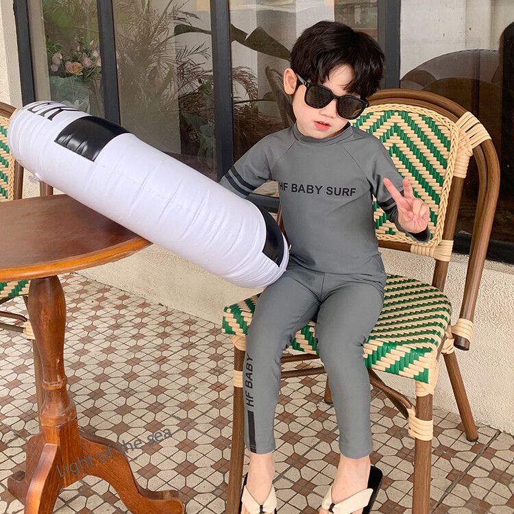 2024夏新作 ベビー服 韓国風 男の子 長袖 2点セット 水泳服砂浜 海水着 温泉用 子供用水着 90-140cm 個人事業主 Light of the sea 問屋・仕入れ・卸・卸売の専門 ...