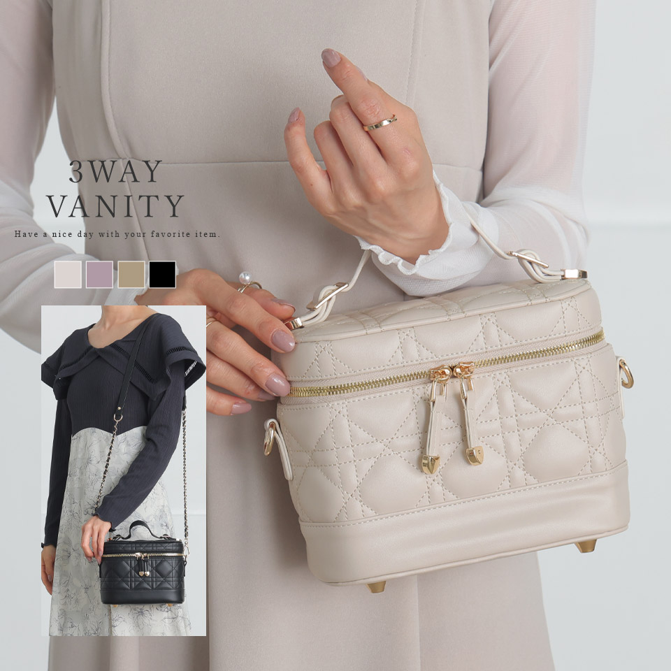 【日本企画】ショルダー[エレブ3way] / ALTROSE アルトローズ キルティング チェーン バニティ | 卸売・ 問屋・仕入れの専門サイト【NETSEA】