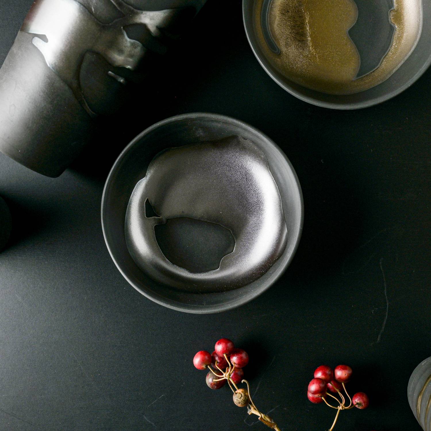 金銀流し 小鉢 銀流し 12 cm[美濃焼] | 卸売・ 問屋・仕入れの専門サイト【NETSEA】