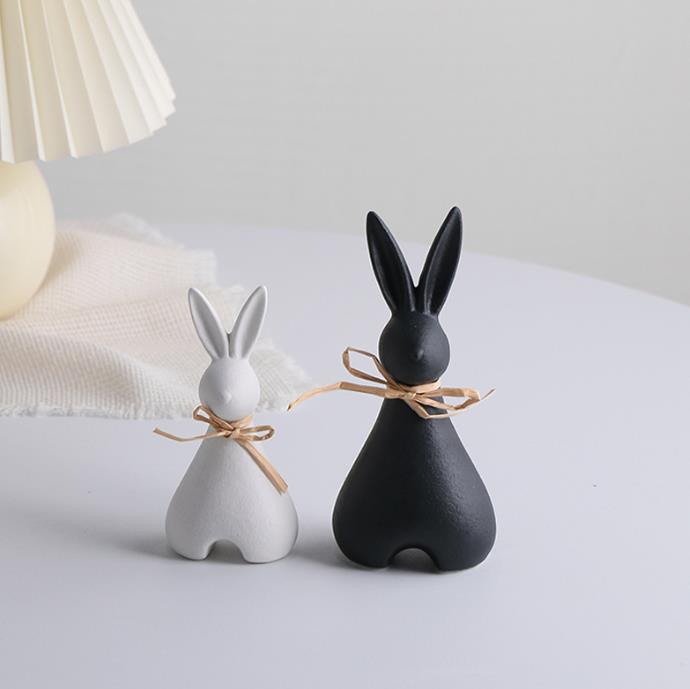 INS 置物 玄関 うさぎ フィギュア 室内 おしゃれ アンティーク 芸術 インテリア 雑貨 彼女のお店 問屋・仕入れ・卸・卸売の専門【仕入れならNETSEA】