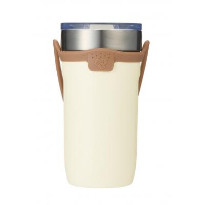 ハンドル付き真空ステンレスタンブラー550ml(ベージュ) 2721001 | 卸売・ 問屋・仕入れの専門サイト【NETSEA】