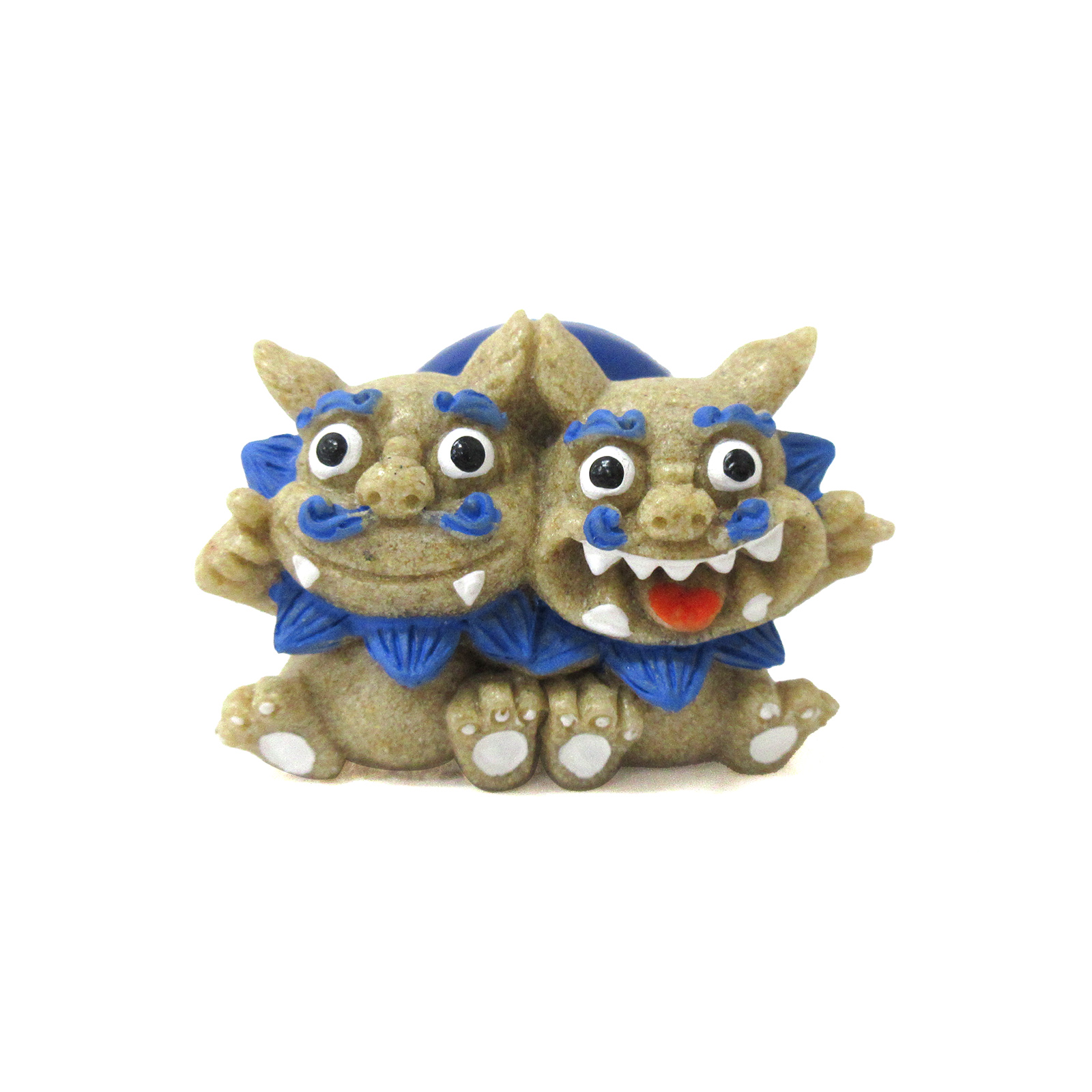 ＜生活雑貨＞ポリマグネット 仲良しシーサーSSプラパーツ 砂/ブルー No.403-410 株式会社 ファースト・アロー 問屋・仕入れ・卸・卸売の専門【仕入れならNETSEA】