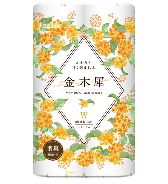 HANATABA金木犀12ロールW 【 丸富製紙 】 【 トイレットペーパー 】 | 卸売・ 問屋・仕入れの専門サイト【NETSEA】