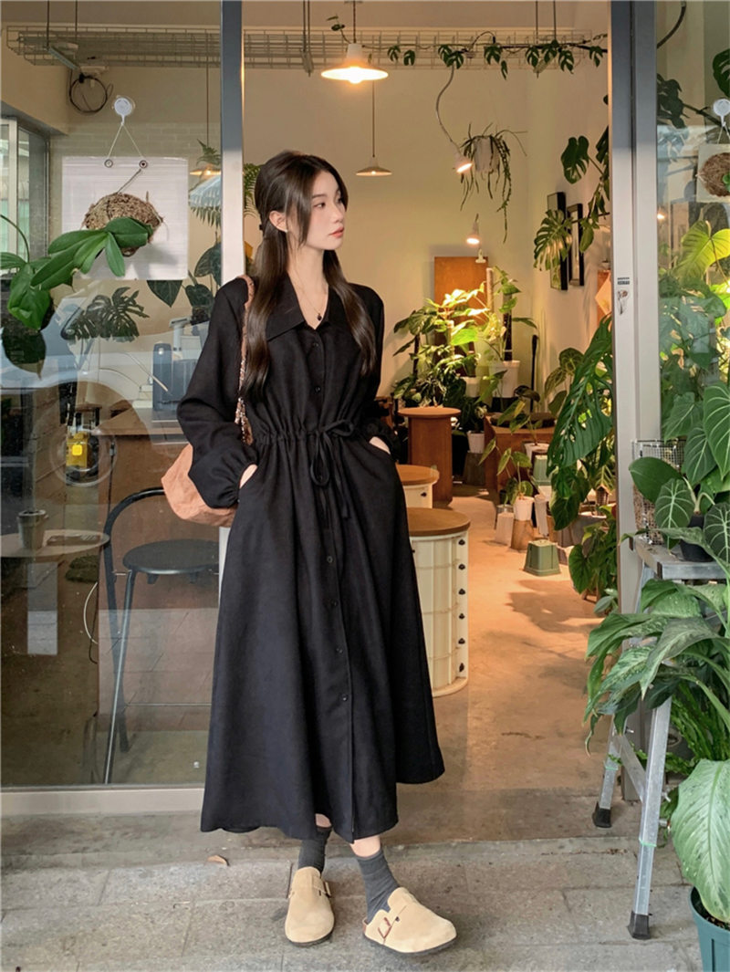 2024年INS秋冬新作 ファッション 気質 おしゃれ ロングワンピース TASSA 問屋・仕入れ・卸・卸売の専門【仕入れならNETSEA】