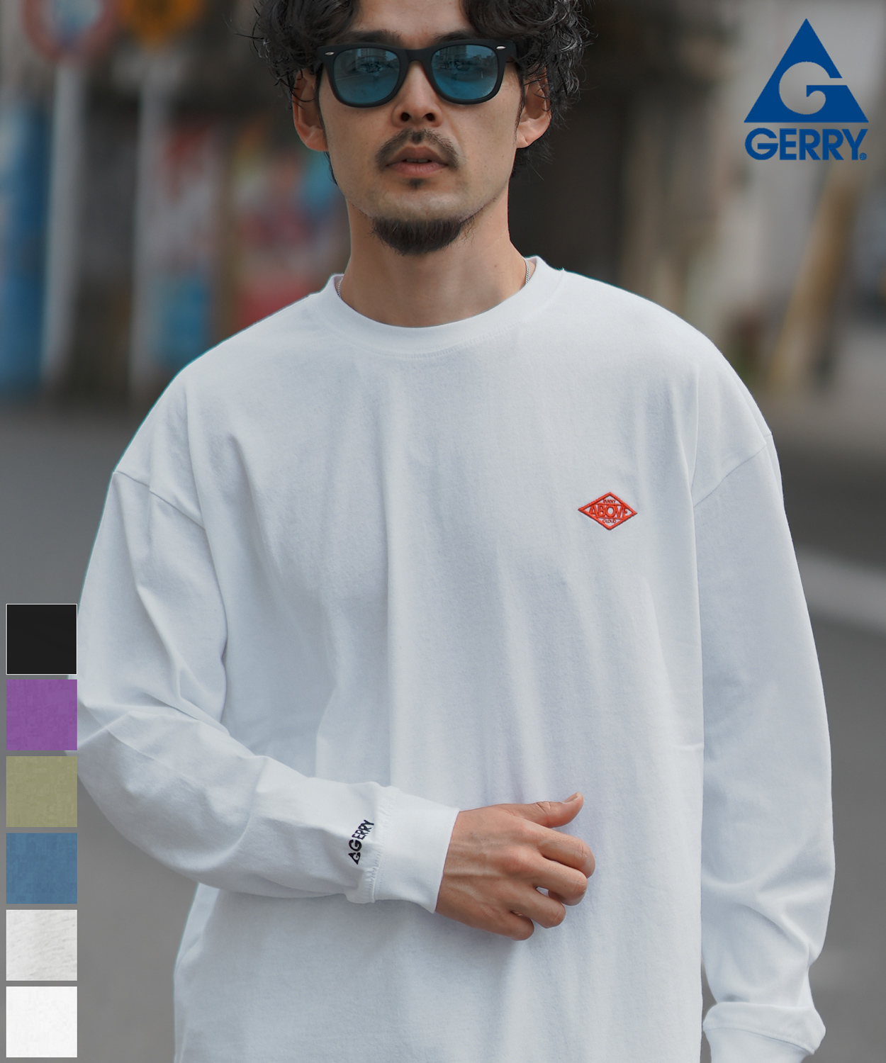 【GERRY】別注ダイヤワッペン長袖Tシャツ | 卸売・ 問屋・仕入れの専門サイト【NETSEA】