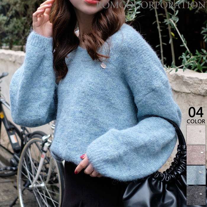 【2024新作商品♪】プレート付きMIXニットトップス | 卸売・ 問屋・仕入れの専門サイト【NETSEA】