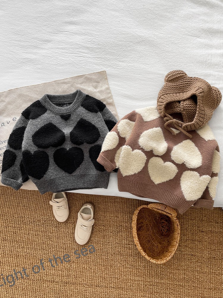 2024新作い韓国風子供服 ベビー服 キッズ 男女兼用 セーター 2色73cm-110cm 個人事業主 Light of the sea | 卸売・ 問屋・仕入れの専門サイト【NETSEA】