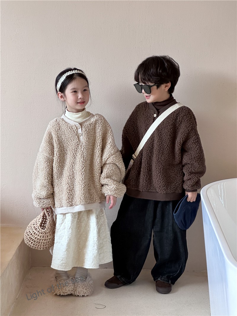 2024新作い韓国風子供服 ベビー服 キッズ 男女兼用 トップス 2色 90cm-140cm 個人事業主 Light of the sea | 卸売・ 問屋・仕入れの専門サイト【NETSEA】