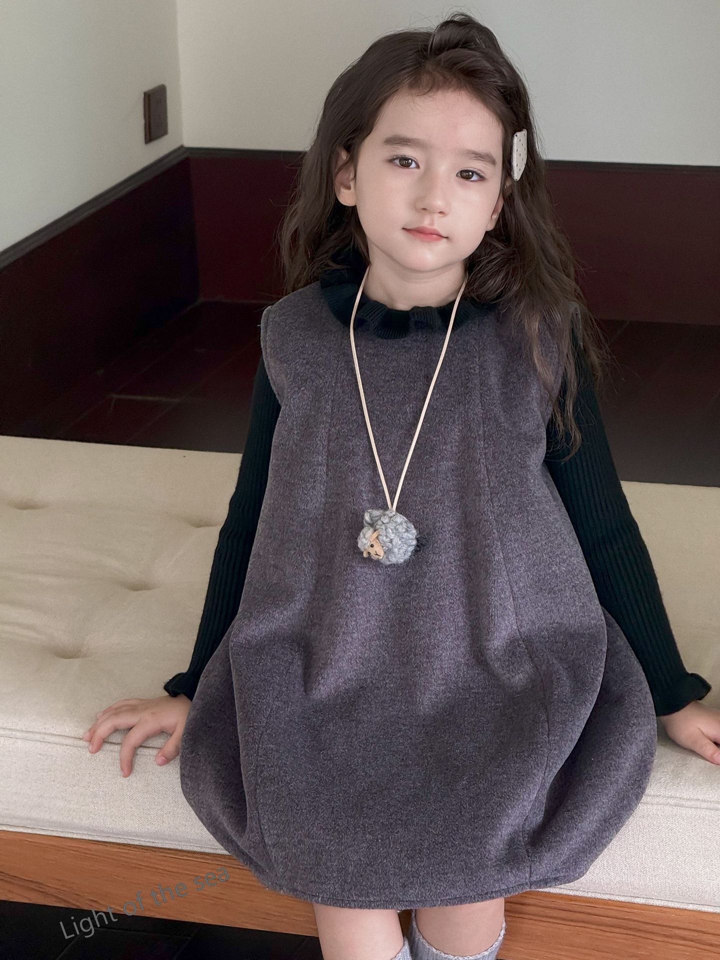 2024新作い韓国風子供服 ベビー服 キッズ 女の子 タンクトップスカート 2色 100cm-160cm 個人事業主 Light of the sea | 卸売・ 問屋・仕入れの専門サイト ...