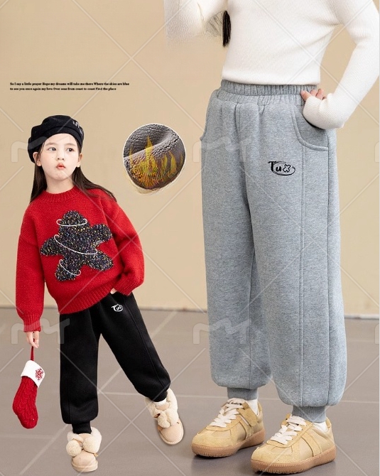 2025春新作 子供服 韓国風子供服 ズボン 裹起毛 ins 100-160cm 2色 個人事業主 桜花屋 | 卸売・ 問屋・仕入れの専門サイト【NETSEA】