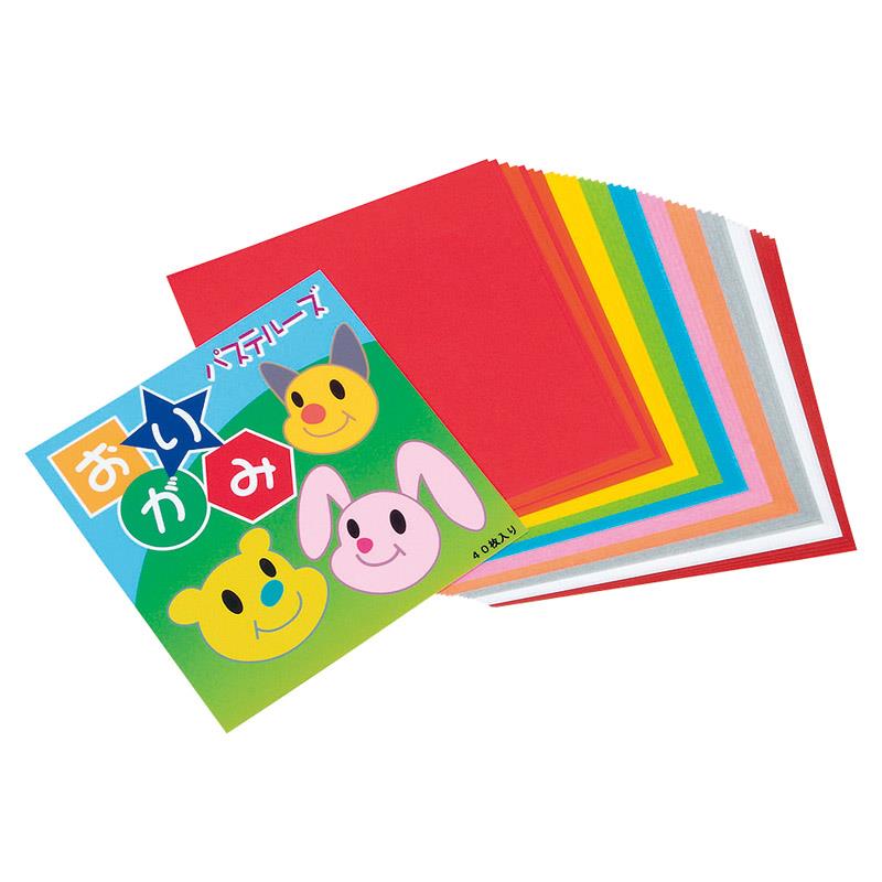 パステルおりがみ40枚 1728-05 HAMANO | 卸売・ 問屋・仕入れの専門サイト【NETSEA】