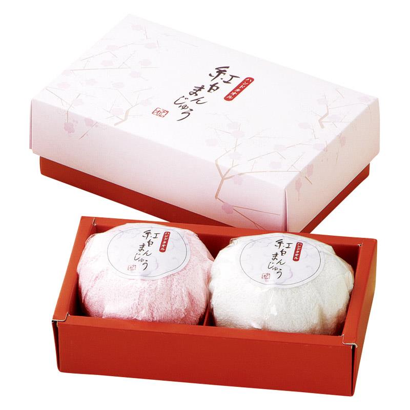 紅白まんじゅうタオル2P TFG0702802 HAMANO | 卸売・ 問屋・仕入れの専門サイト【NETSEA】