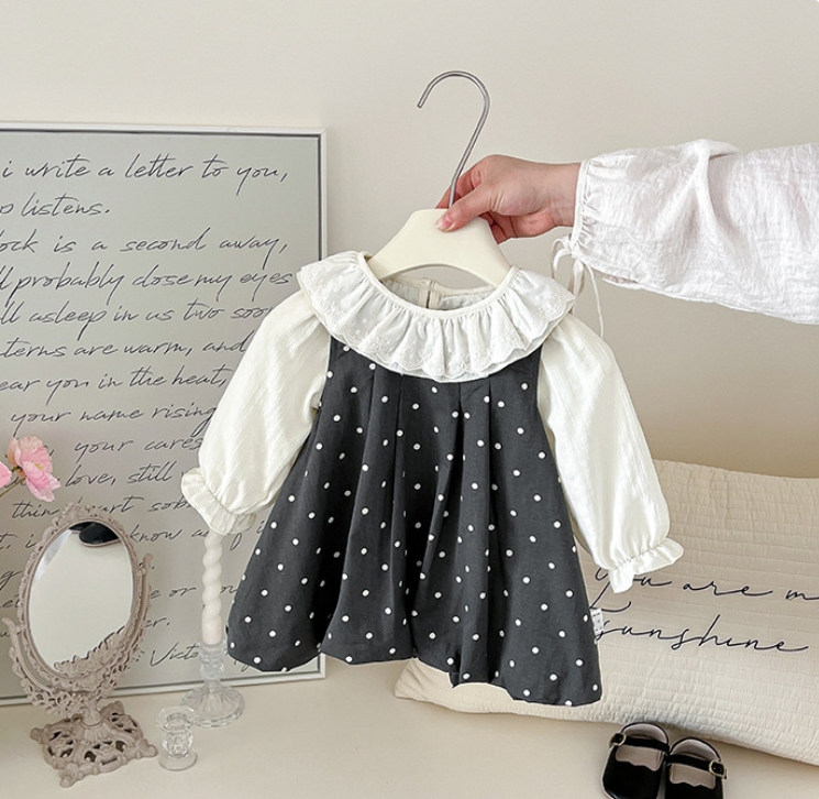 2025 新入荷 INS 春新作 韓国風子供服 高級 ワンピース セットアップ 73cm-100cm Y&L | 卸売・ 問屋・仕入れの専門サイト【NETSEA】