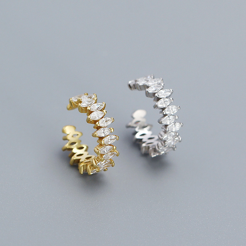 100％S925シルバー イヤーカフ 片耳 18K金メッキ JH-YHE0577 高品質アクセサリー | 卸売・ 問屋・仕入れの専門サイト【NETSEA】