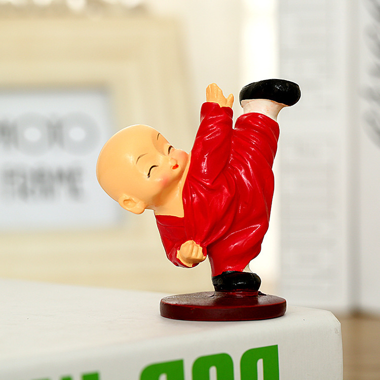 カラー四種類の小僧少林工夫和尚樹脂人形プレゼントメーカー直販精品商品ソース車飾り赤い蹴り坊主8*4* NETSEA中国輸入旗艦店 | 卸売・ 問屋・仕入れの専門サイト【NETSEA】