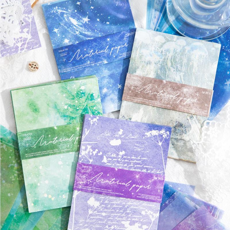 ペーパー素材紙 水彩 花フラワー葉 バタフライ蝶 24枚入 | 卸売・ 問屋・仕入れの専門サイト【NETSEA】