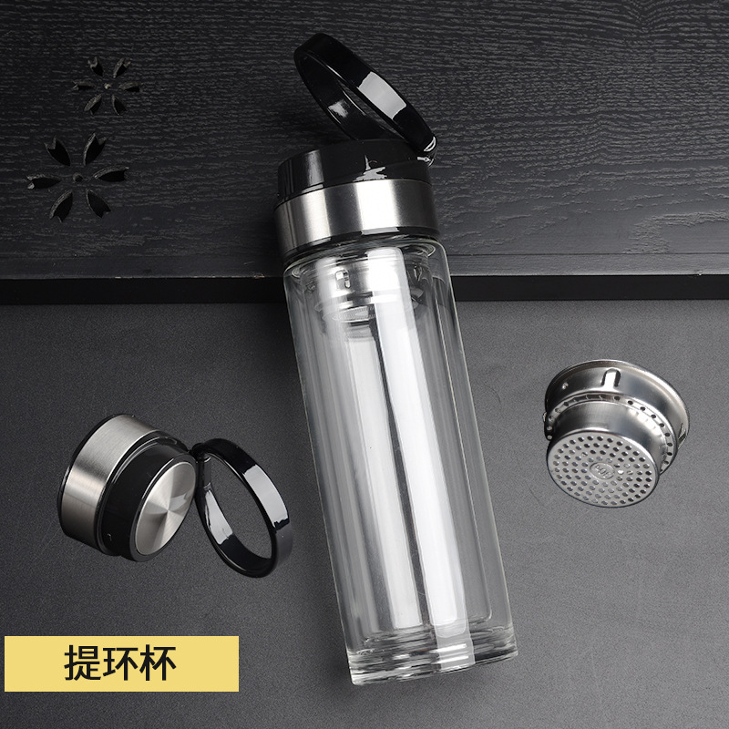 二重グラスロゴ高ホウ素シリコン380-400mlリング焼き厚底 | 卸売・ 問屋・仕入れの専門サイト【NETSEA】