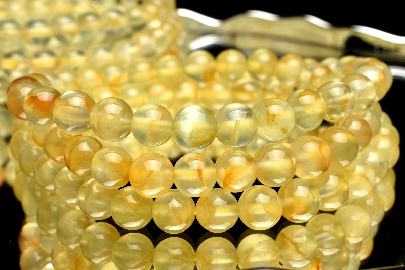 透過性あり ゴールデンプレナイト 6mm 3連タイプ ブレスレット _BG5493-6 | 卸売・ 問屋・仕入れの専門サイト【NETSEA】