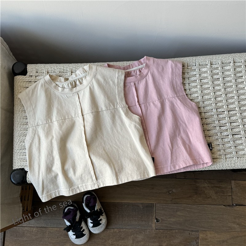 2025新作韓国子供服 ベビー服 キッズ 男女兼用 袖なしトップス 2色 80cm-120cm | 卸売・ 問屋・仕入れの専門サイト【NETSEA】