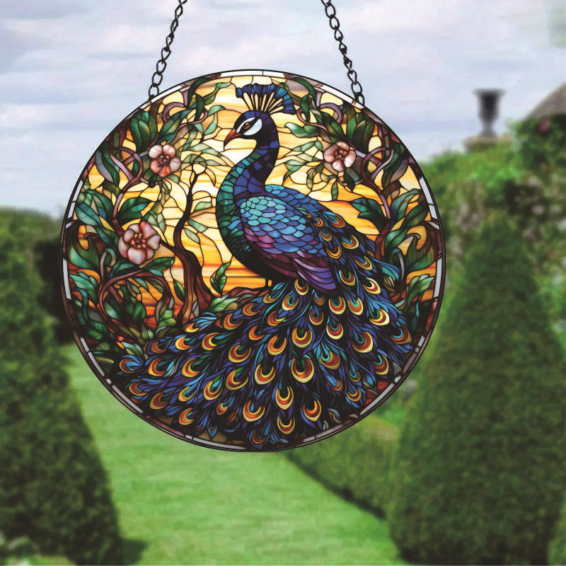 アクリル蝶飾り 花輪 カラー円盤 壁飾り YK075 15×15cm 鉄チェーン | 卸売・ 問屋・仕入れの専門サイト【NETSEA】