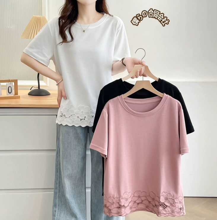 2025年INS夏新作 レディース服 韓国風 トップス tシャツ 半袖 カジュアル XL#-4XL# | 卸売・ 問屋・仕入れの専門サイト【NETSEA】