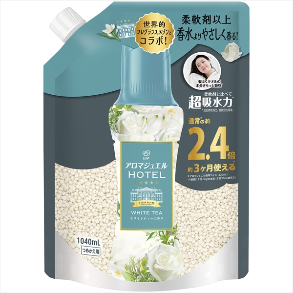 レノアアロマジュエル ホワイトティーの香りつめかえ用特大サイズ 【 P＆G 】 | 卸売・ 問屋・仕入れの専門サイト【NETSEA】