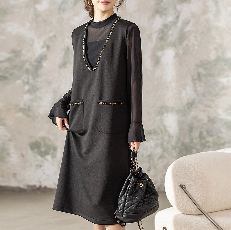 【大きいサイズS-4XL】【秋冬新作】ファッション/2枚セットワンピース | 卸売・ 問屋・仕入れの専門サイト【NETSEA】