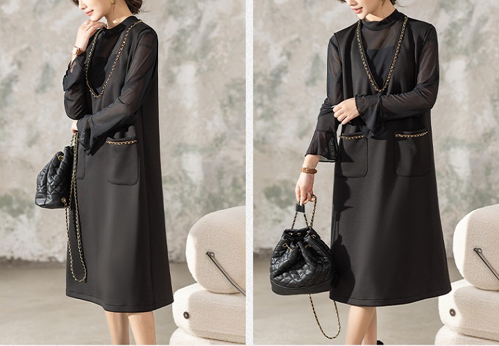 【大きいサイズS-4XL】【秋冬新作】ファッション/2枚セットワンピース | 卸売・ 問屋・仕入れの専門サイト【NETSEA】