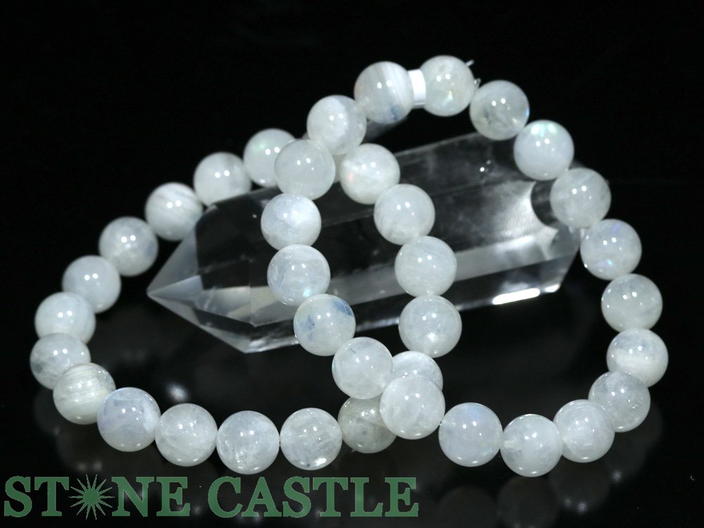 ☆高品質☆【ブレスレット】マダガスカル産レインボームーンストーン (2A) (約10～10.5mm) | 卸売・ 問屋・仕入れの専門サイト【NETSEA】