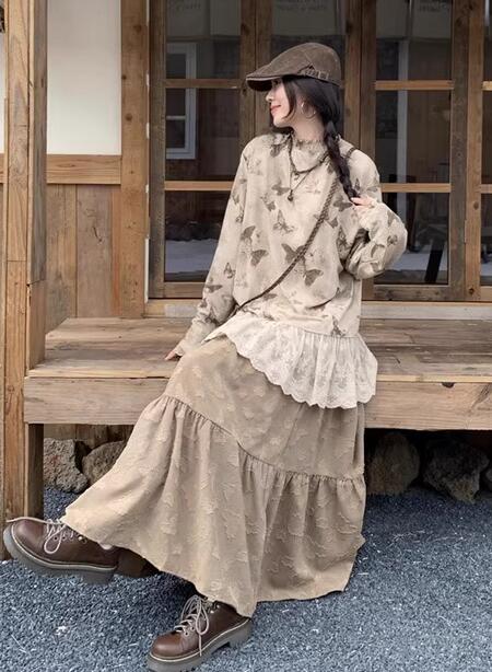 秋冬トップス Tシャツ 長袖 ブラウス スリム Vネック レース | 卸売・ 問屋・仕入れの専門サイト【NETSEA】